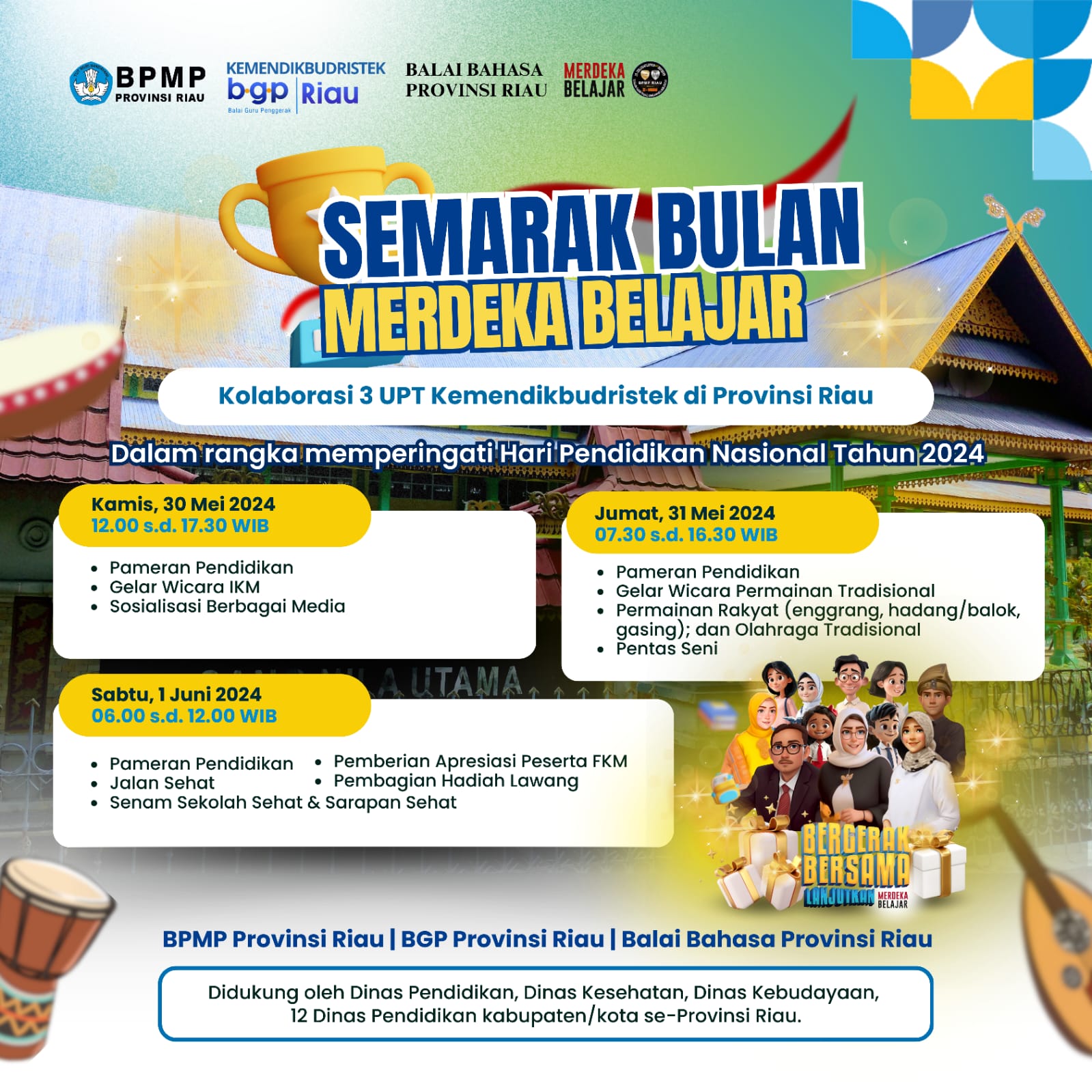 Semarak Bulan Merdeka Belajar pada tanggal 30 Mei s.d. 1 Juni 2024 ...