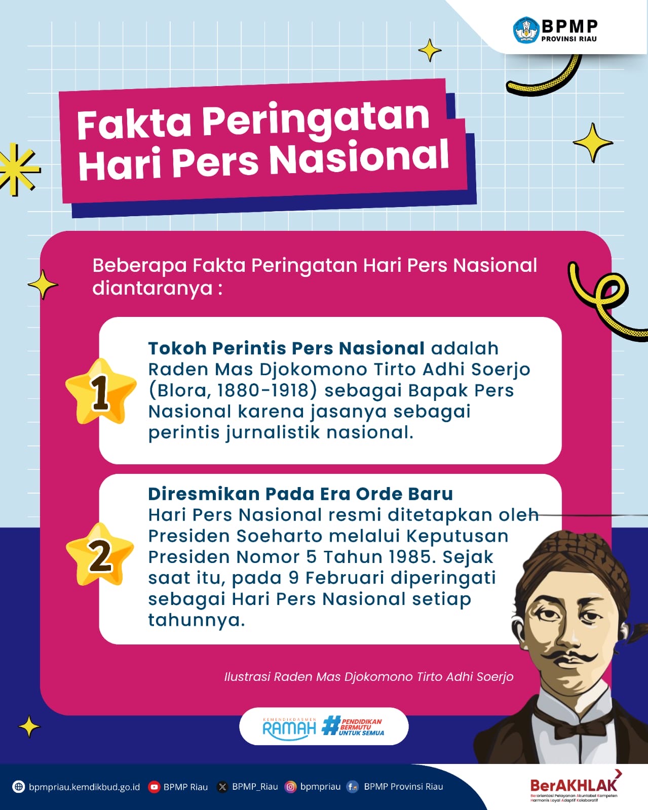 SELAMAT HARI PERS NASIONAL 2025 – BPMP Riau